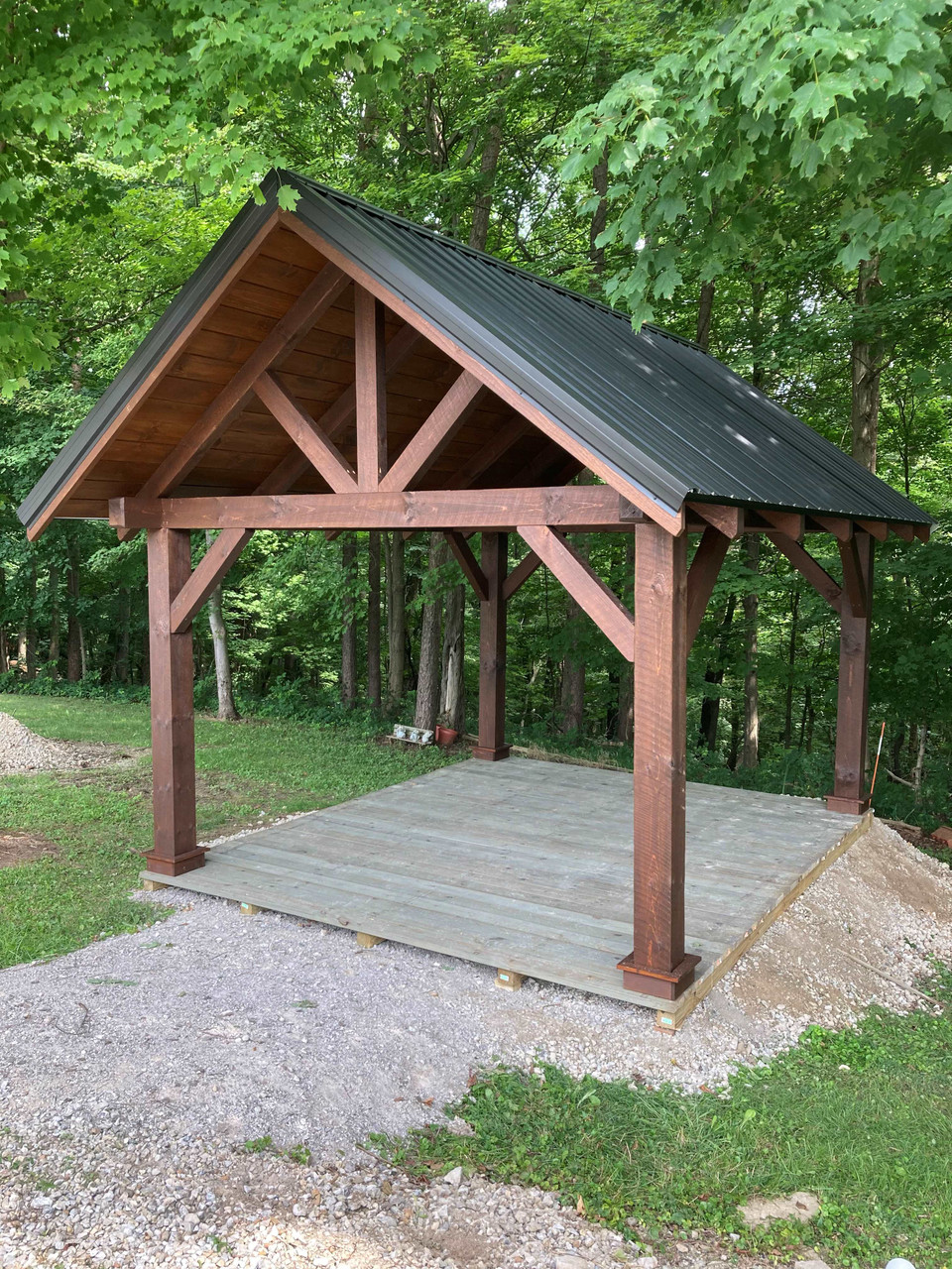 Rustic Pavilion - Kauffman Lawn Furniture