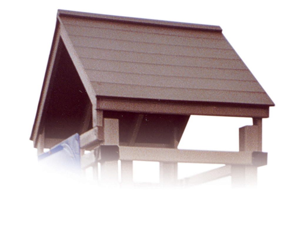 Vinyl A-Frame with Solid Poly Roof | Kauffman Lawn Furniture