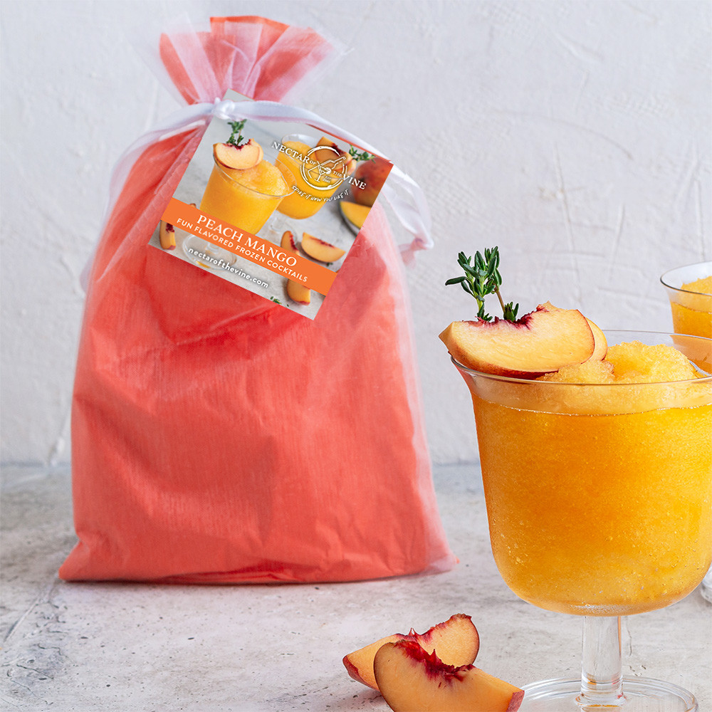 Peach Mango Wine Slushy Frappe Mix