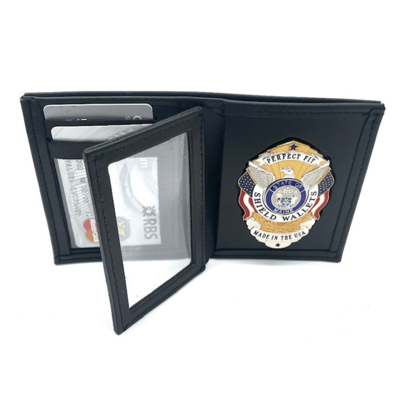 Perfect Fit Model 1405 Custom Cutout Badge Wallet | Double ID Badge Wallet
