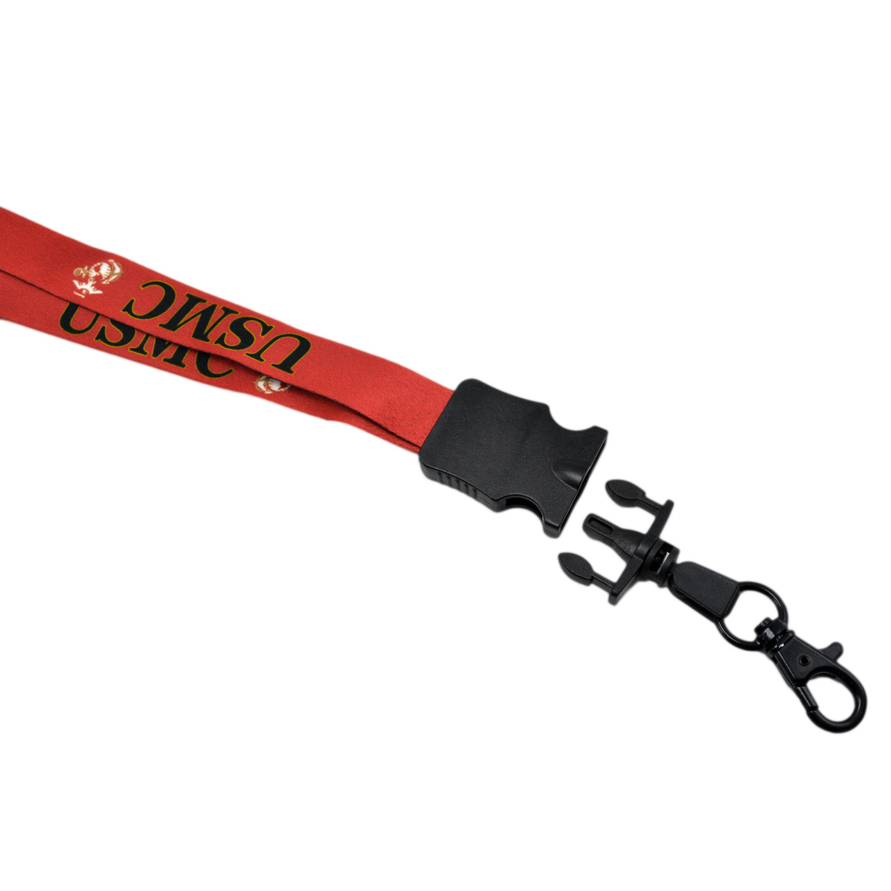 US Marine Corps Reversible Neck Lanyard Military ID Holder | USMC Lanyard