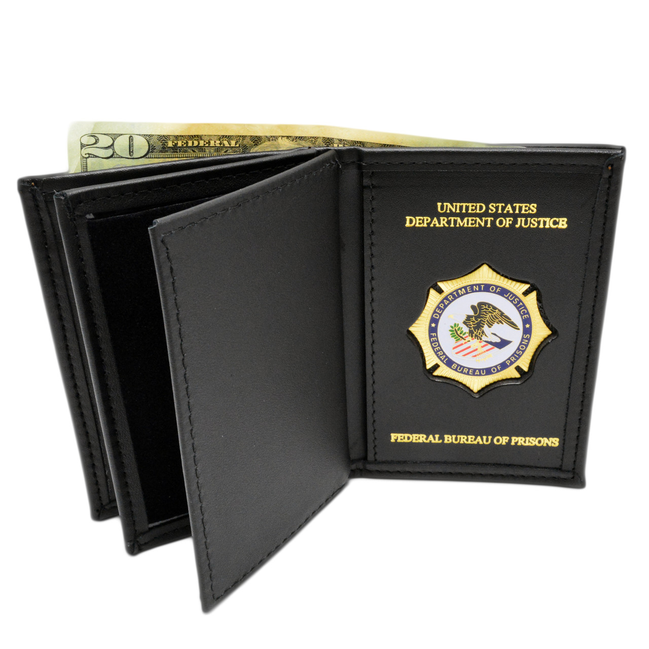 Federal Bureau of Prisons Double ID Wallet | BOP Credential Wallet ...