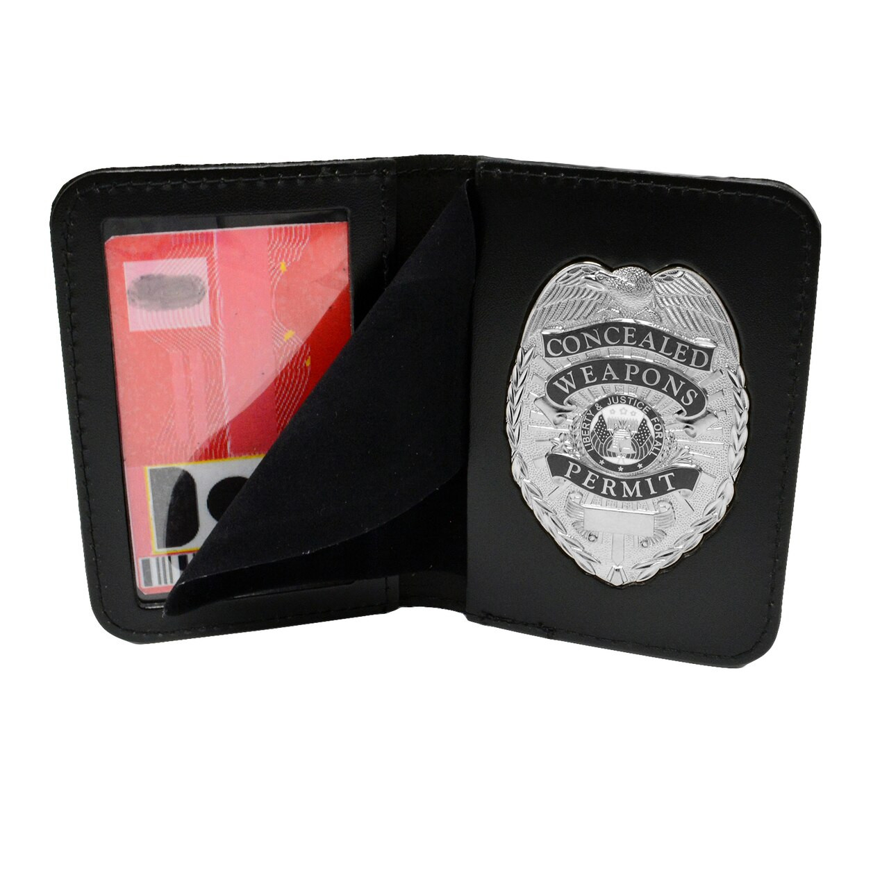Duty Leather Badge and Single ID Case | Custom Badge Case