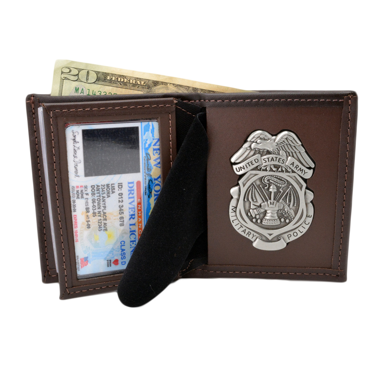Military Police Badge with Bifold Wallet | MP Badge with Wallet | Army ...