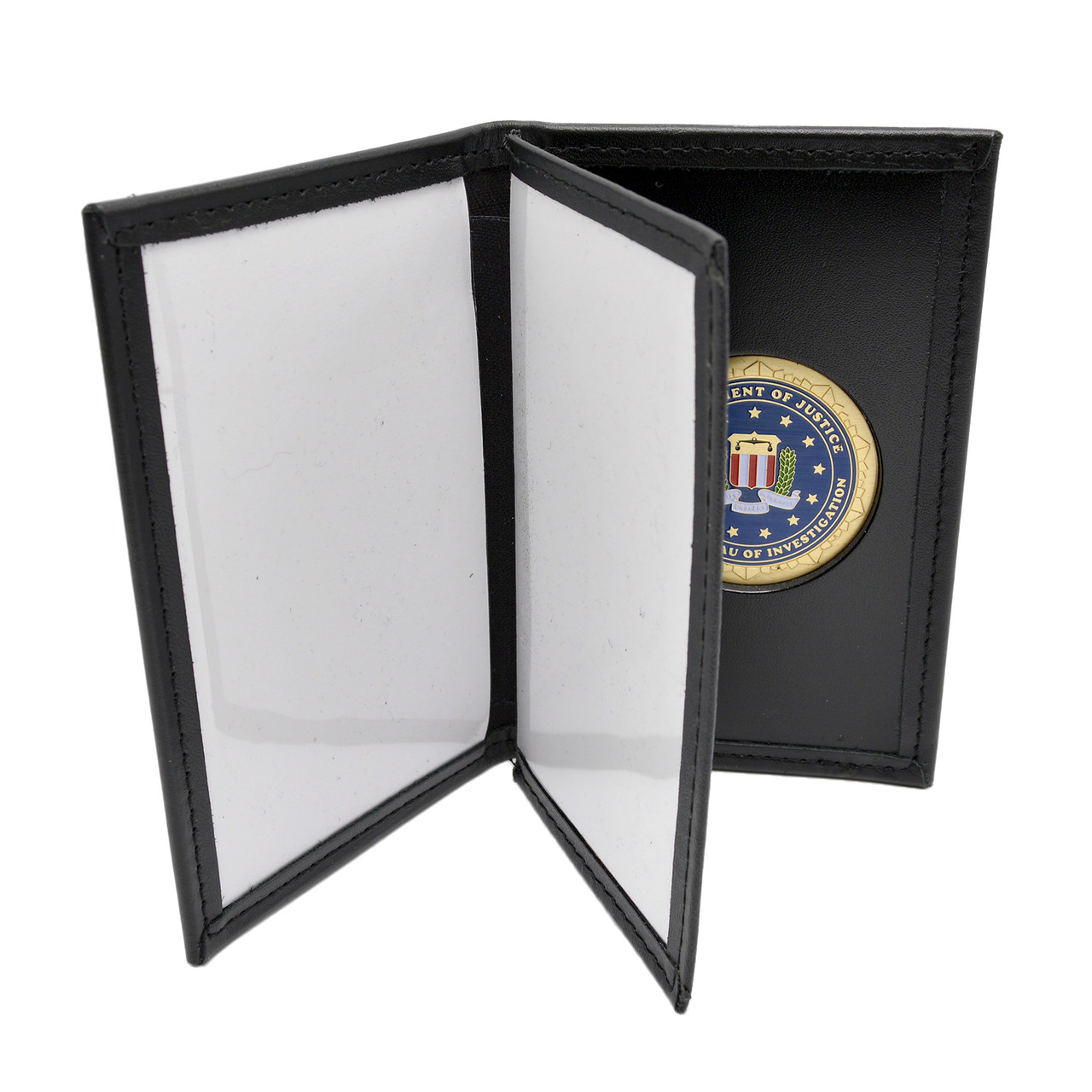 FBI Credential Case with Medallion | Retired FBI Credential Case