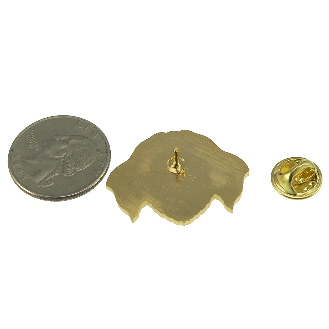 Police Officer US Flag Blue Line Flag Lapel Pin