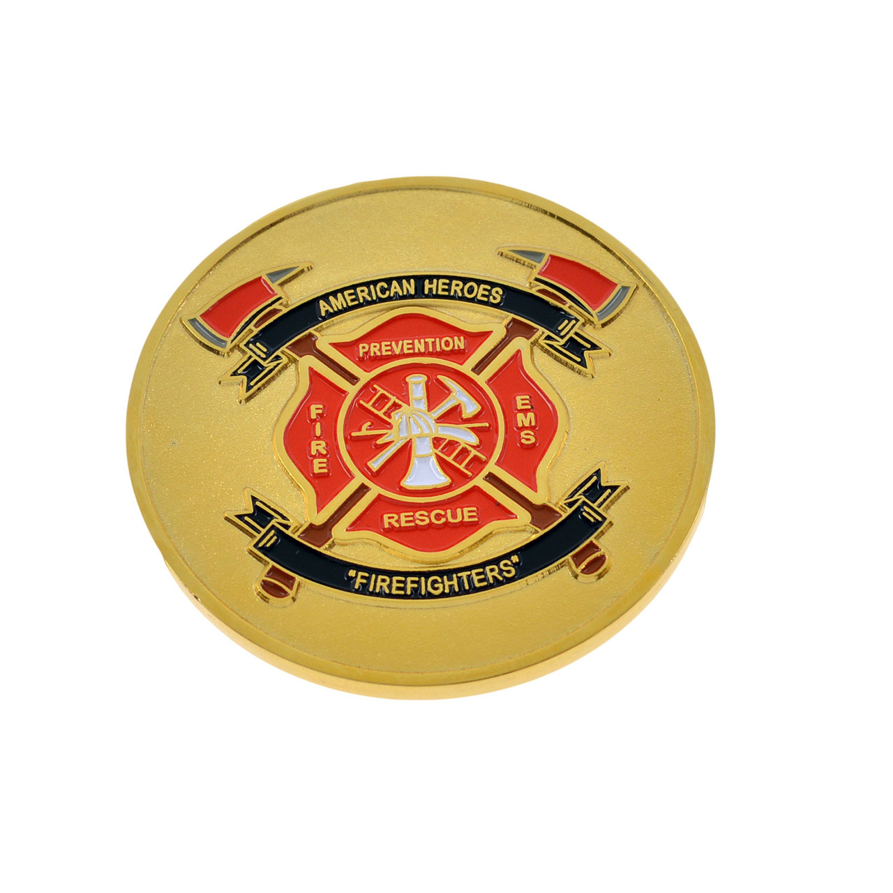 Firefighter's Prayer Challenge Coin