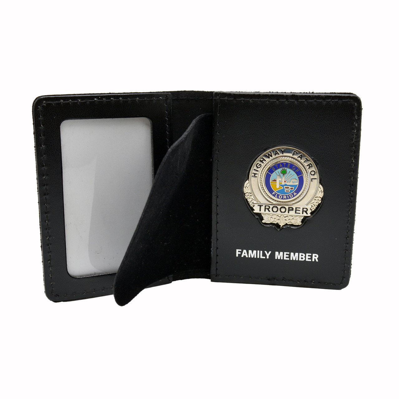 Florida Highway Patrol FHP Badge Family Member ID Wallet