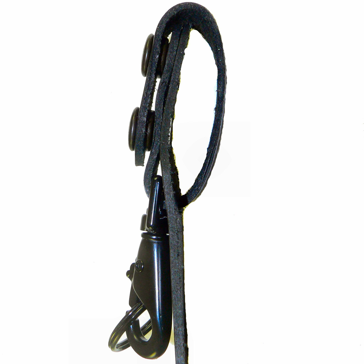 Key Holder with Leather Back Flap | Key Scabbard | Pant Protector Key Ring