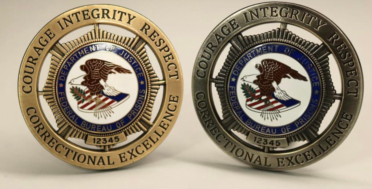 FBOP Badge Wallet for Round BOP Badge | Bureau of Prisons Round Badge ...