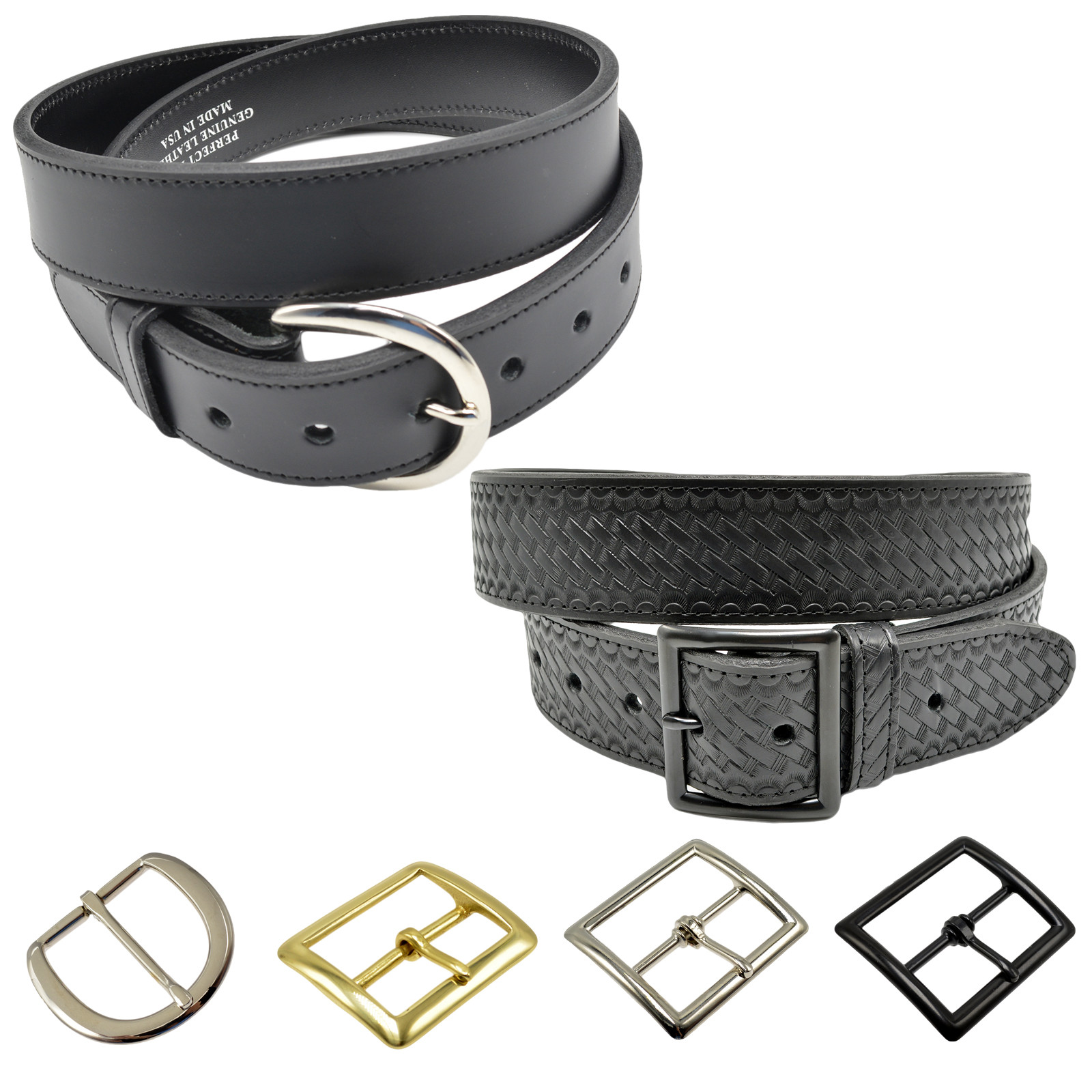 Perfect Fit 1.5 Inch Mechanics Leather Belt with Velcro Fastener ...