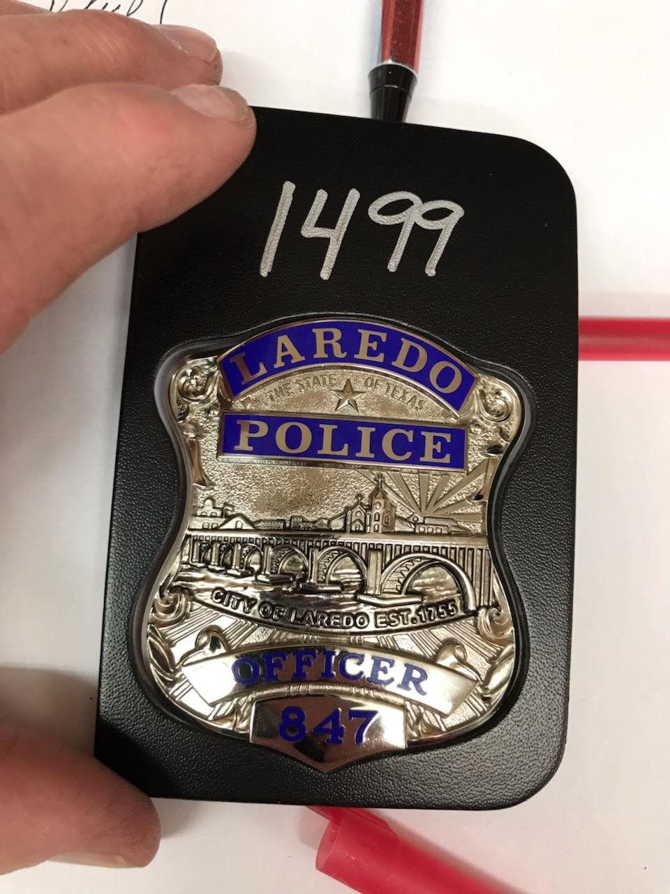 Laredo Police Badge Case | Laredo Police Officer Badge Carrier | Badge ...