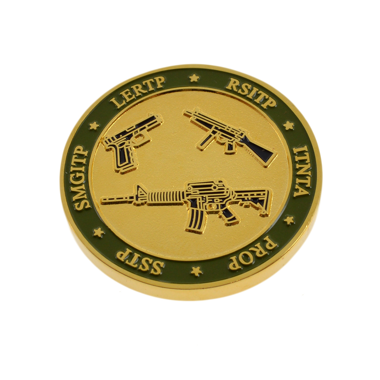 FLETC Tactical Firearms Branch Challenge Coin
