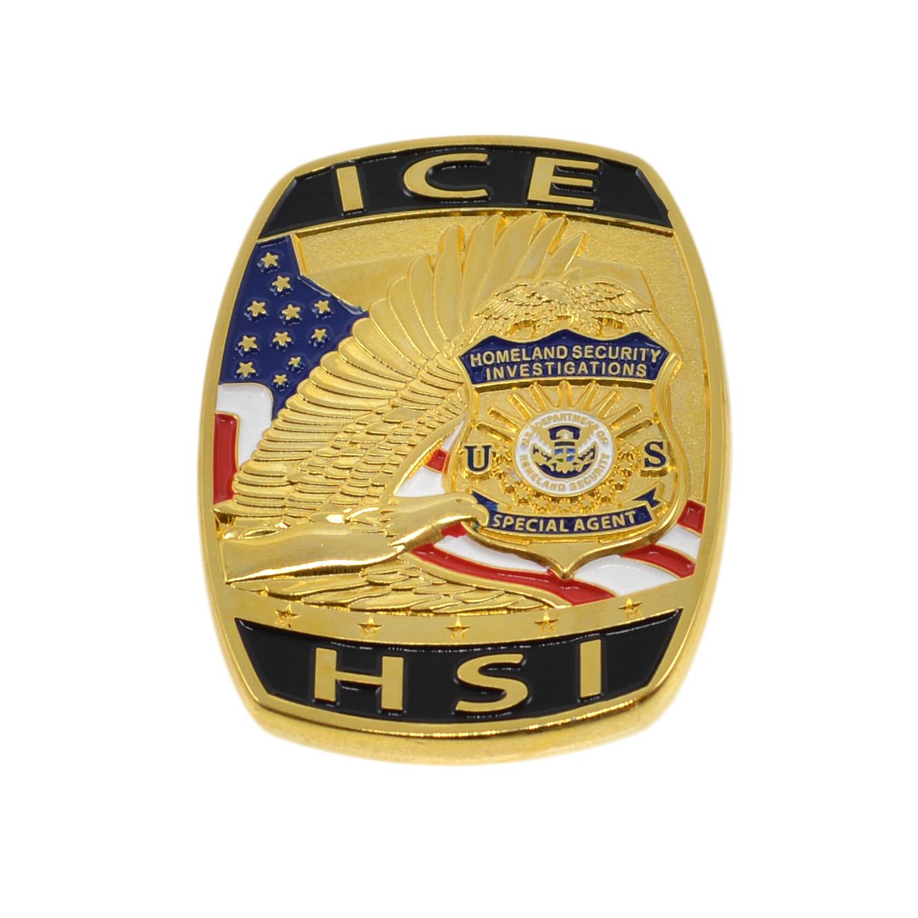 HSI ICE Special Agent Rectangular Challenge Coin