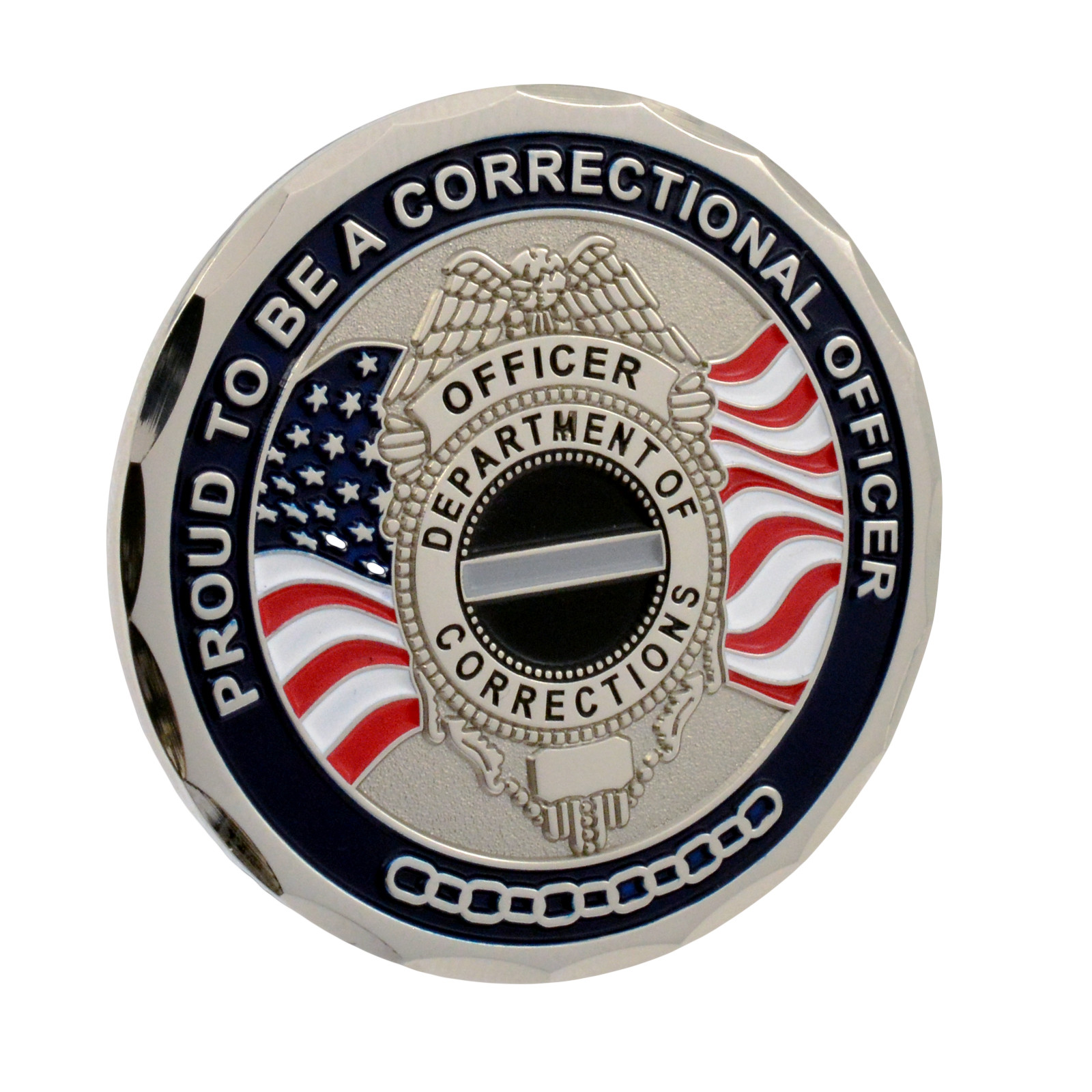 Corrections Officer Challenge Coin | CO Coin | Prisons Coin ...