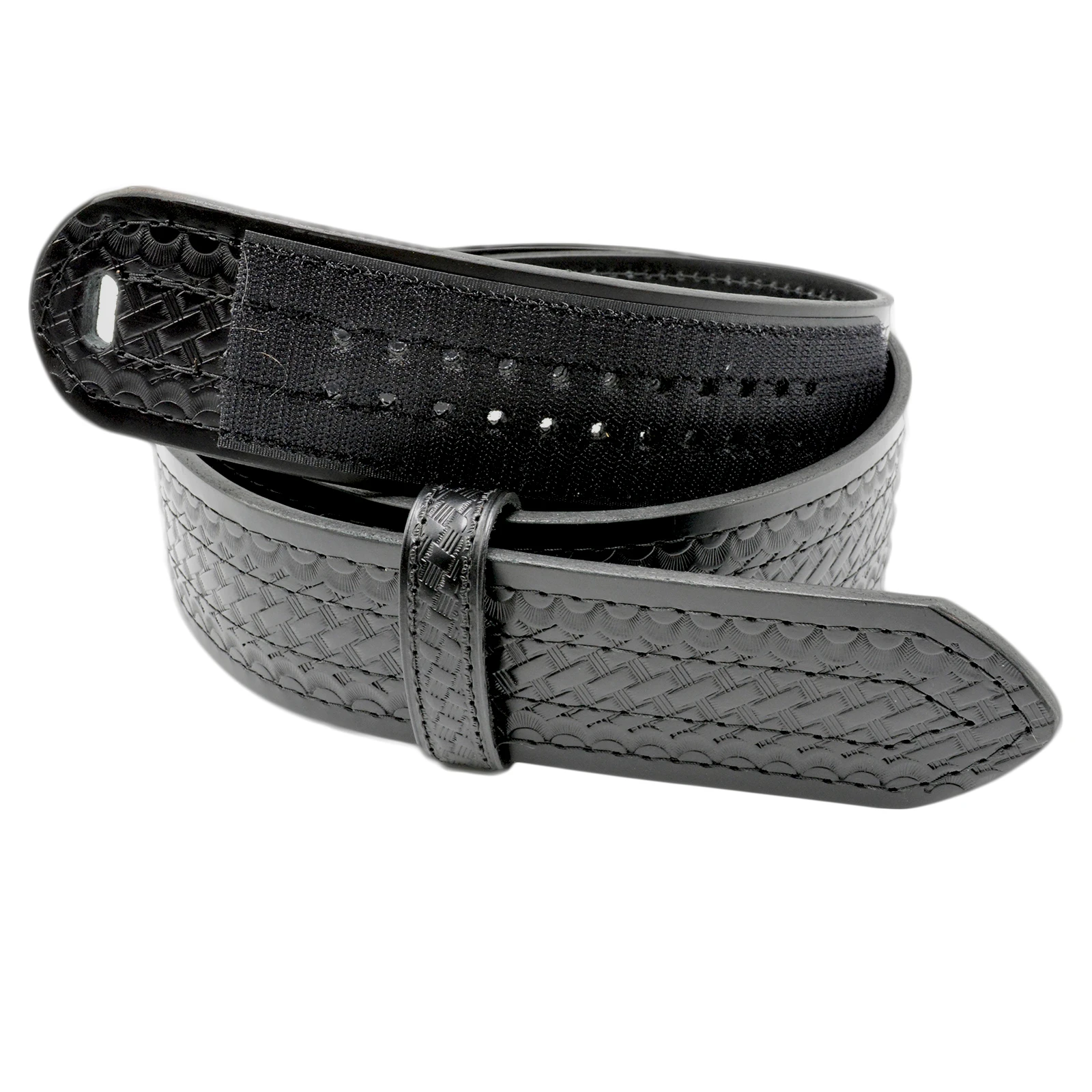 Perfect Fit Buckleless Leather Duty Belt | Velcro Fastener Duty Belt ...