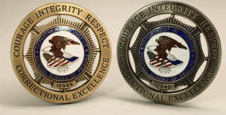 FBOP Badge Wallet for Round BOP Badge | Bureau of Prisons Round Badge ...