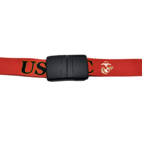 US Marine Corps Reversible Neck Lanyard Military ID Holder | USMC Lanyard