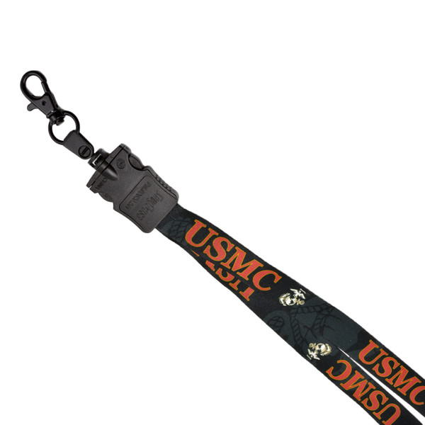 US Marine Corps Reversible Neck Lanyard Military ID Holder | USMC Lanyard