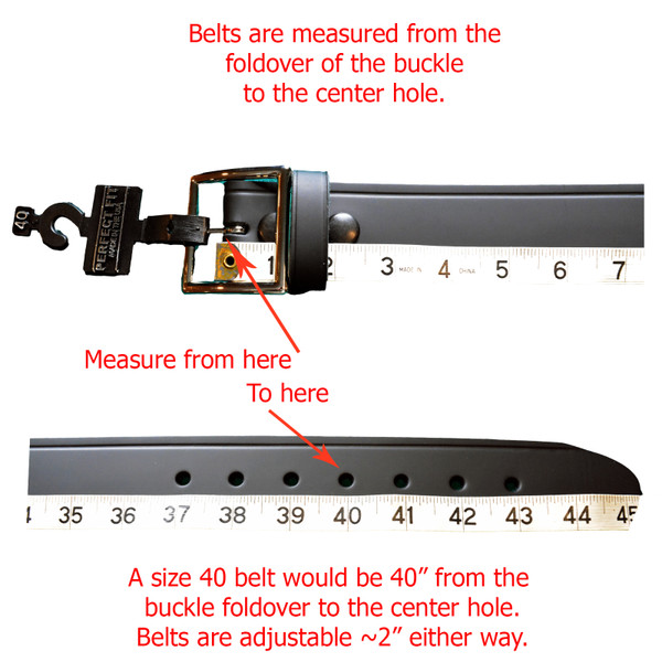 Perfect Fit 1.75" Top Grain Leather Garrison Belt | Corrections belt ...
