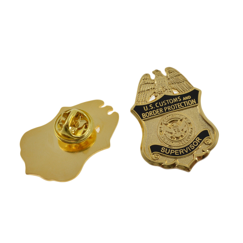 CBP Supervisor Mini Badge | DHS CBP Supervisor Mini Badge Lapel Pin