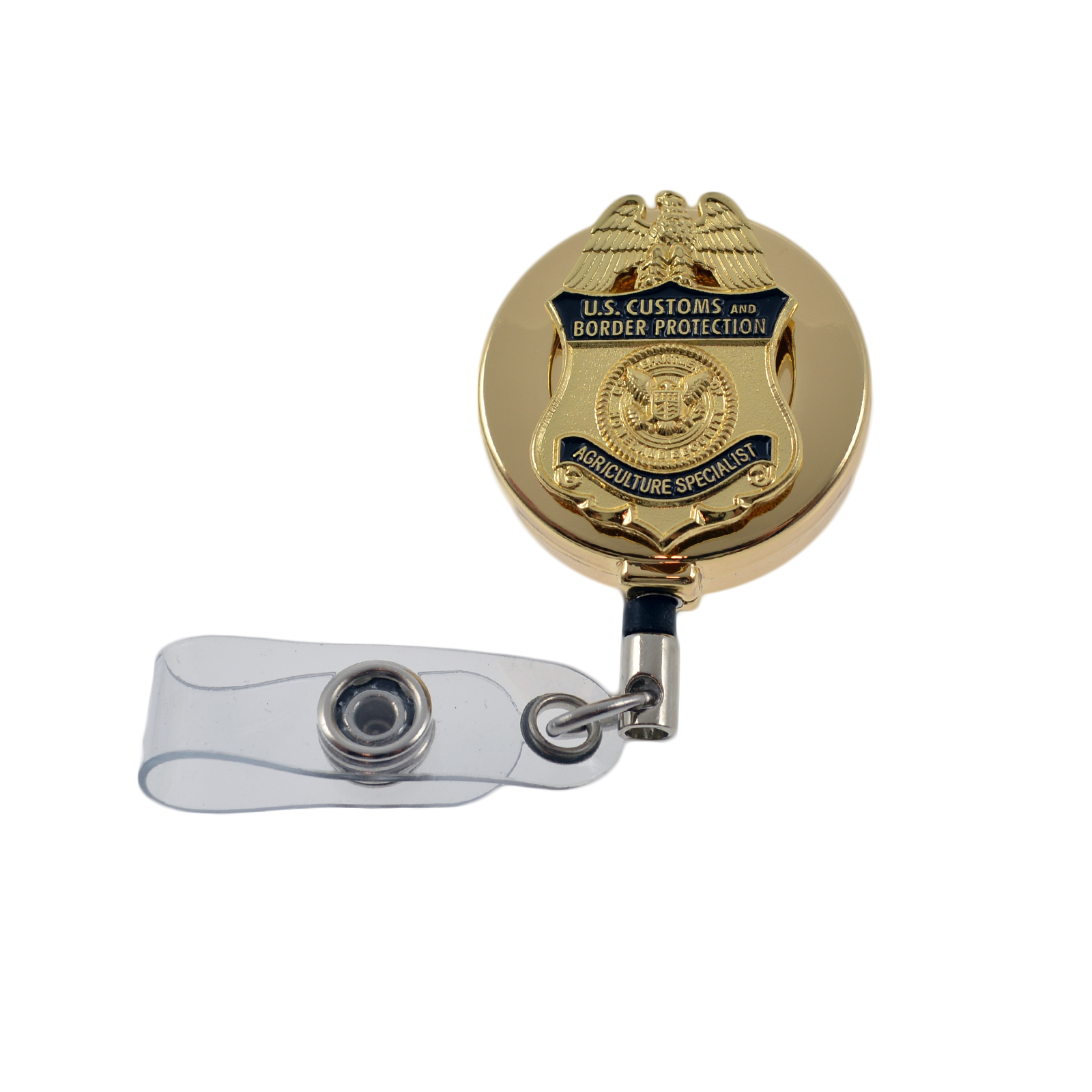 CBP Agriculture Specialist Mini Badge Retractable ID Holder Reel ...