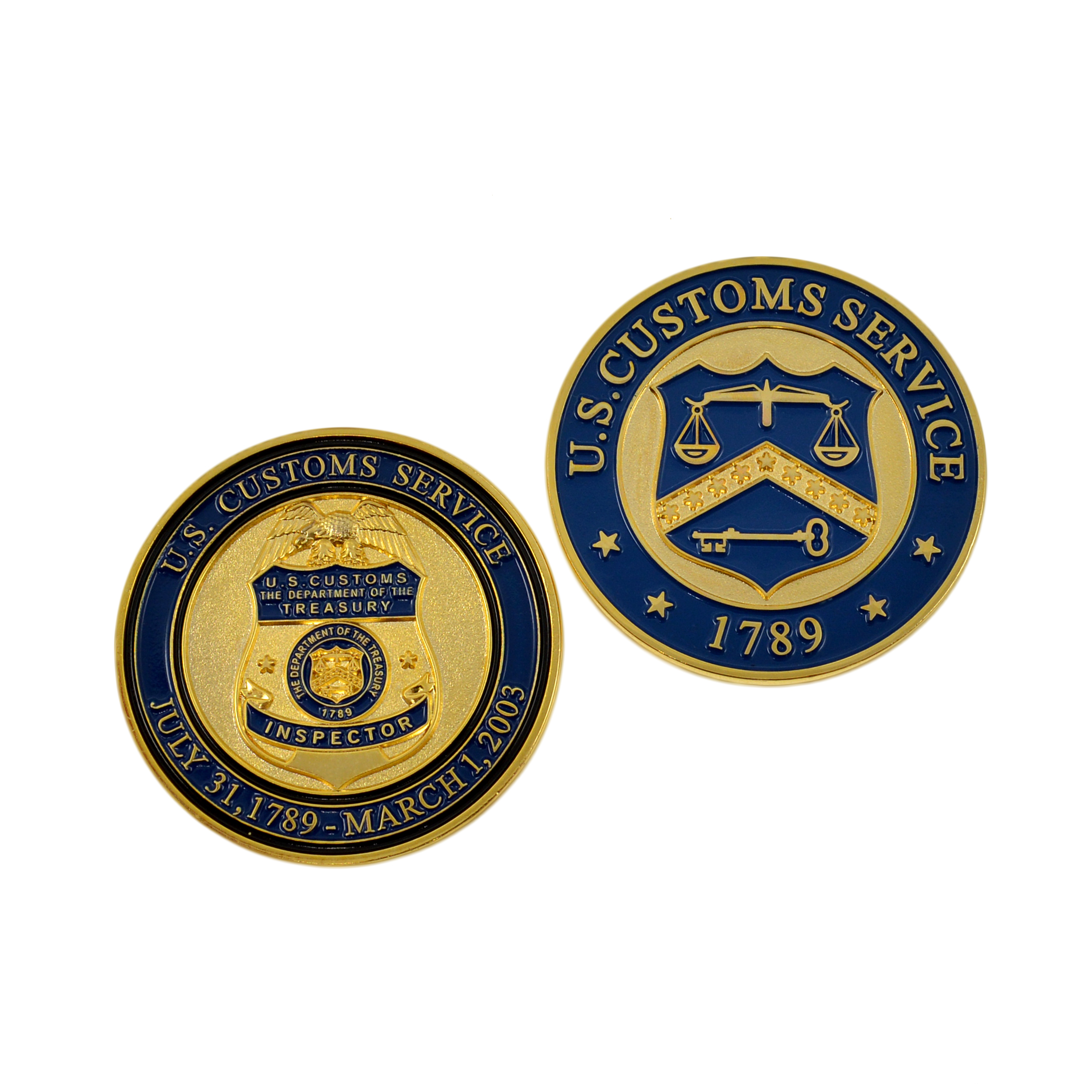 U. S. Customs Inspector Treasury Department Challenge Coin