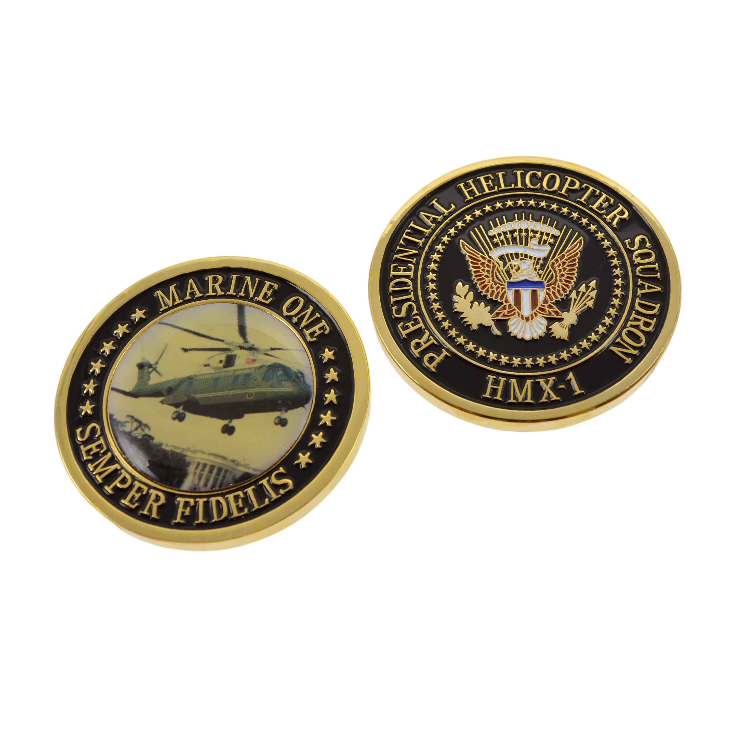 Marine One Helicopter Challenge Coin
