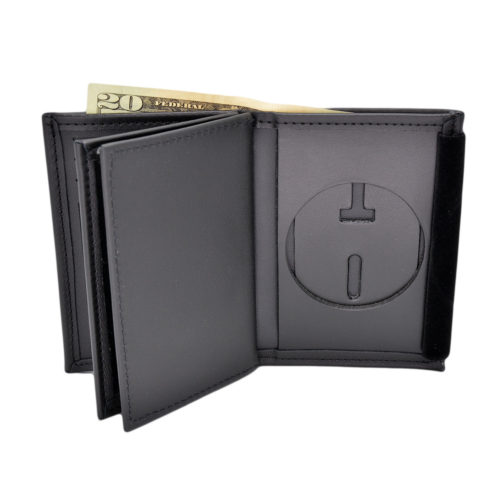 FBOP Badge Wallet for Round BOP Badge | Bureau of Prisons Round Badge ...