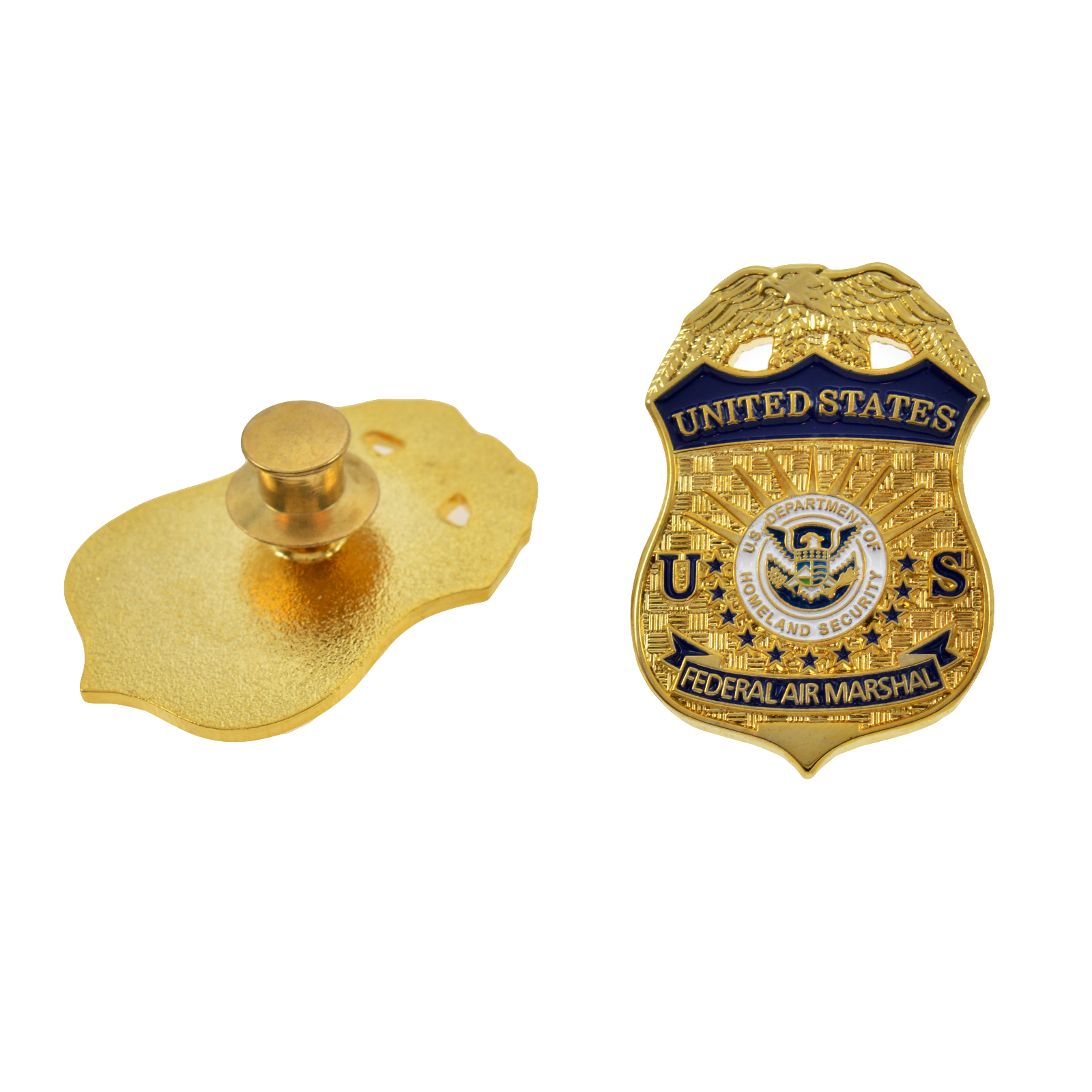 DHS Federal Air Marshal Mini Badge Lapel Pin | FAM Badge Pin