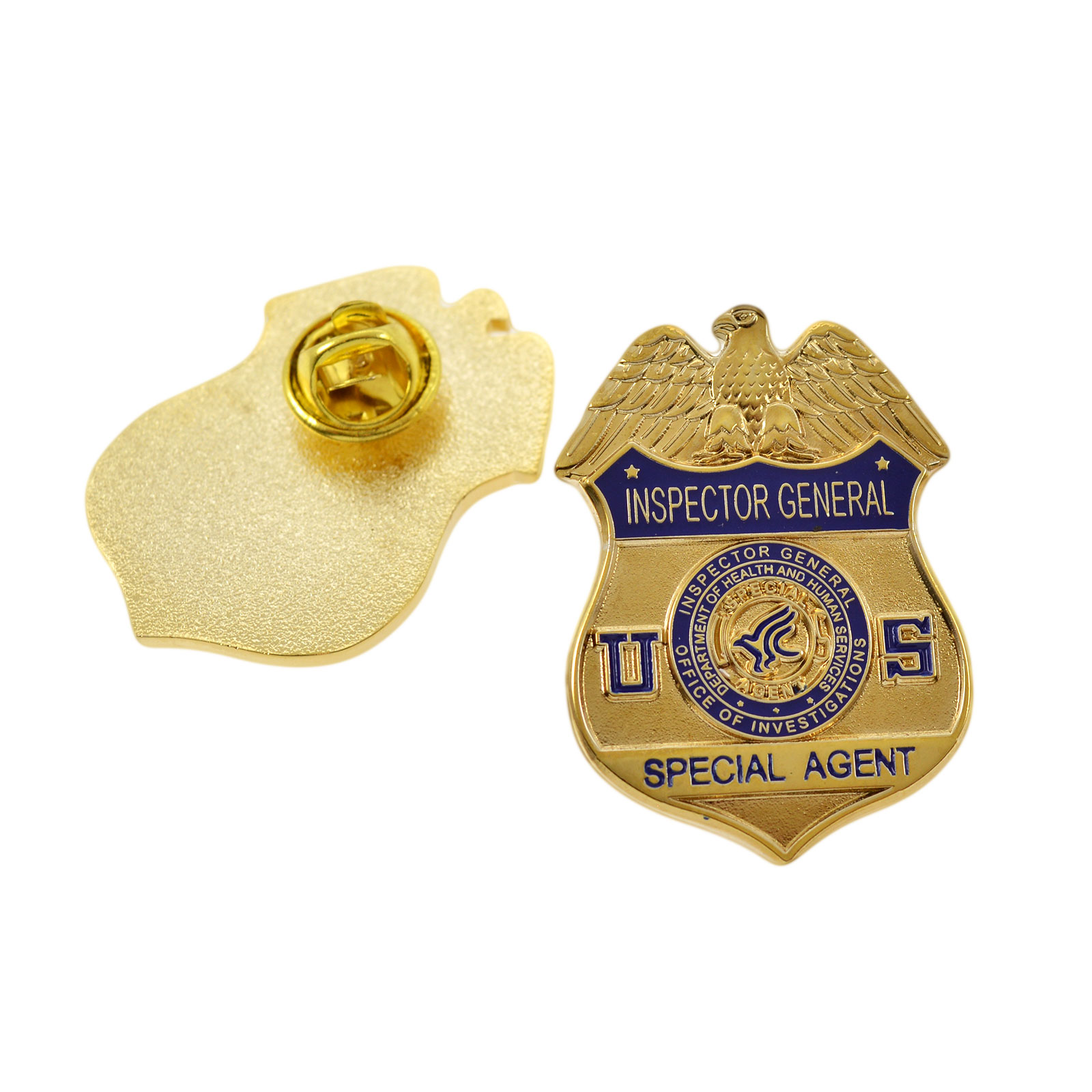 HHS FDA IG Mini Badge Lapel Pin | FDA Special Agent Mini Badge Lapel Pin