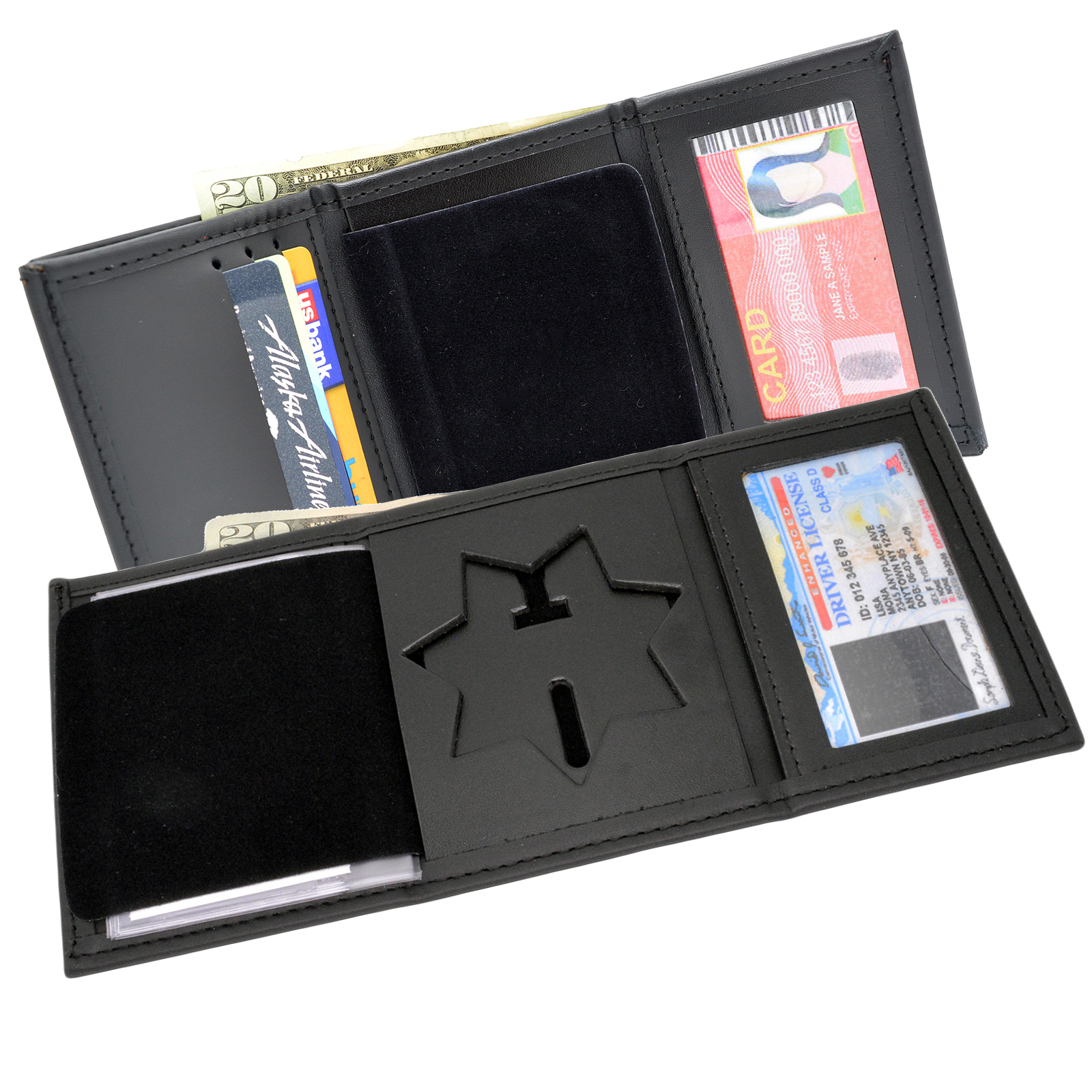 CDCR Trifold Badge Wallet | California Corrections Wallet | Illinois ...