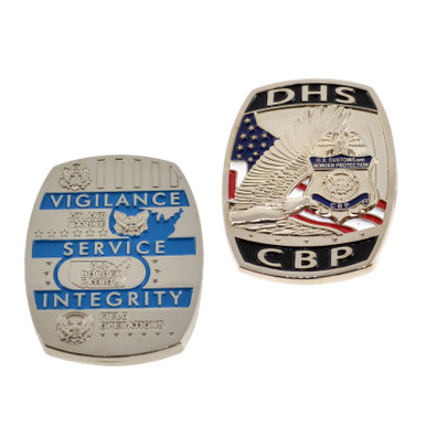CBP Units Rectangular Challenge Coin