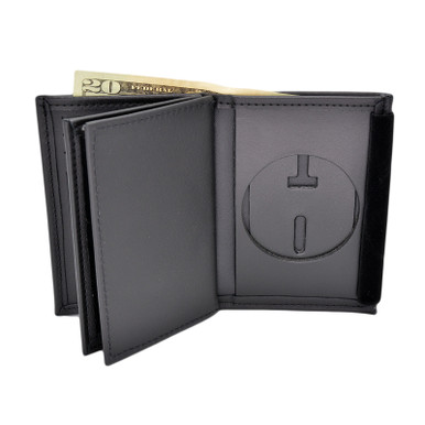 FBOP Badge Wallet for Round BOP Badge | Bureau of Prisons Round Badge ...