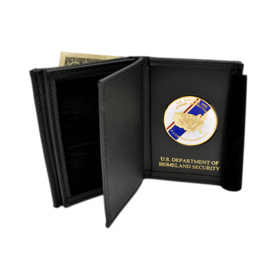 Air and Marine Medallion Double ID Wallet | DHS AMO Credential Wallet ...