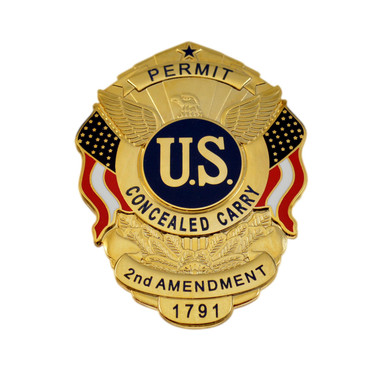 Concealed Carry Permit Badge | Concealed Weapons Badge | 2nd Amendment ...