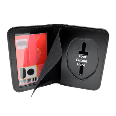 Duty Leather Badge and Single ID Case | Custom Badge Case