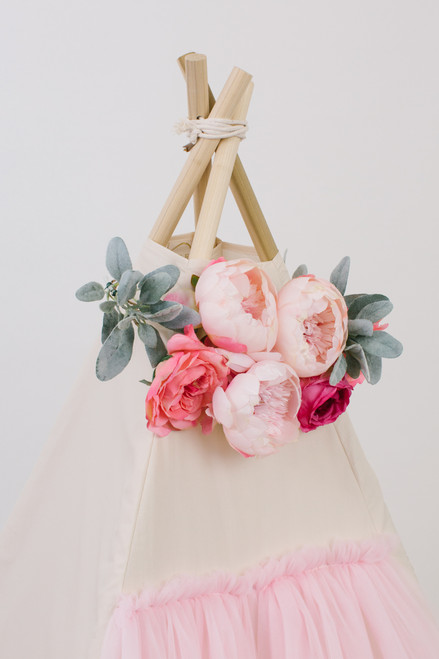 The Rainbow Tulle Play Tent - E & E Playroom