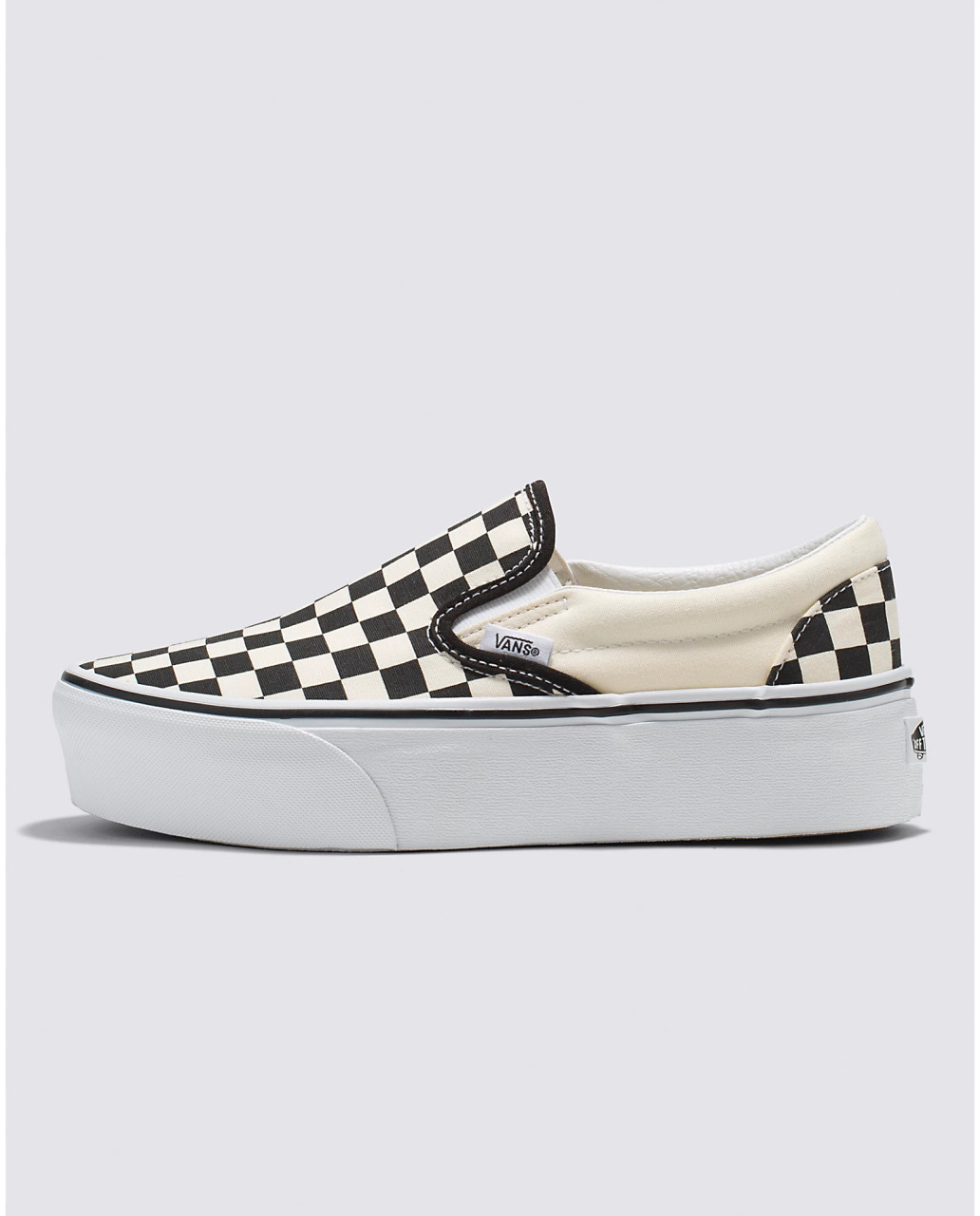 Vans Classic Slip-On Stackform - Checkerboard Black/Classic White - BUNKER