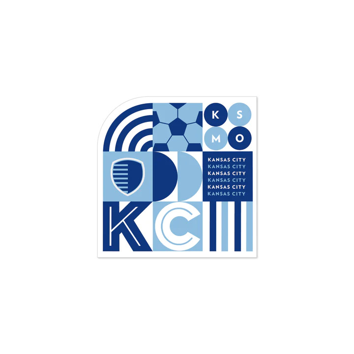 Ampersand KC Grid Sticker - Sporting KC - BUNKER