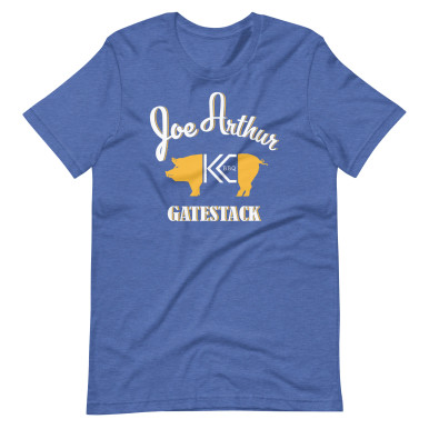 Three KC Clothing Co Joe Arthur Gatestack Stadium Tee - Blue - BUNKER