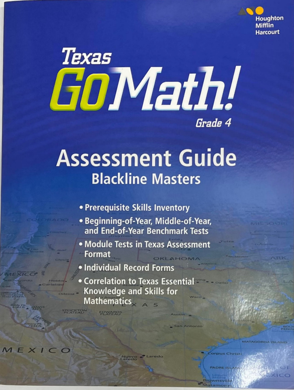Texas Go Math Student Assessment Guide Blackline Master Grade 4