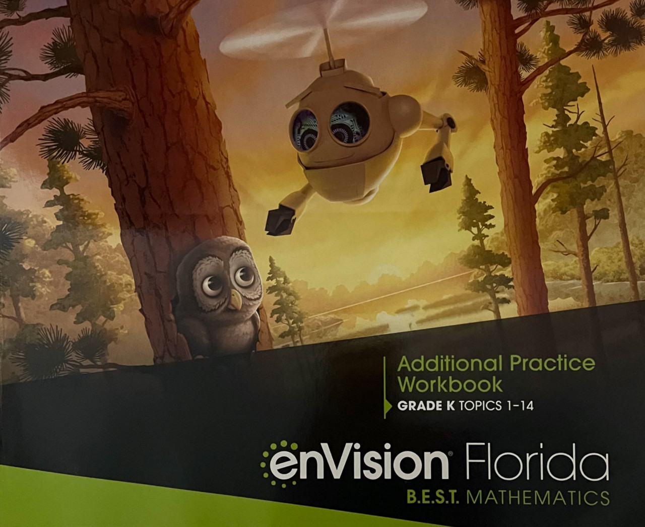 Grade K Envision Math Florida BEST Additional Practice Workbook 2023