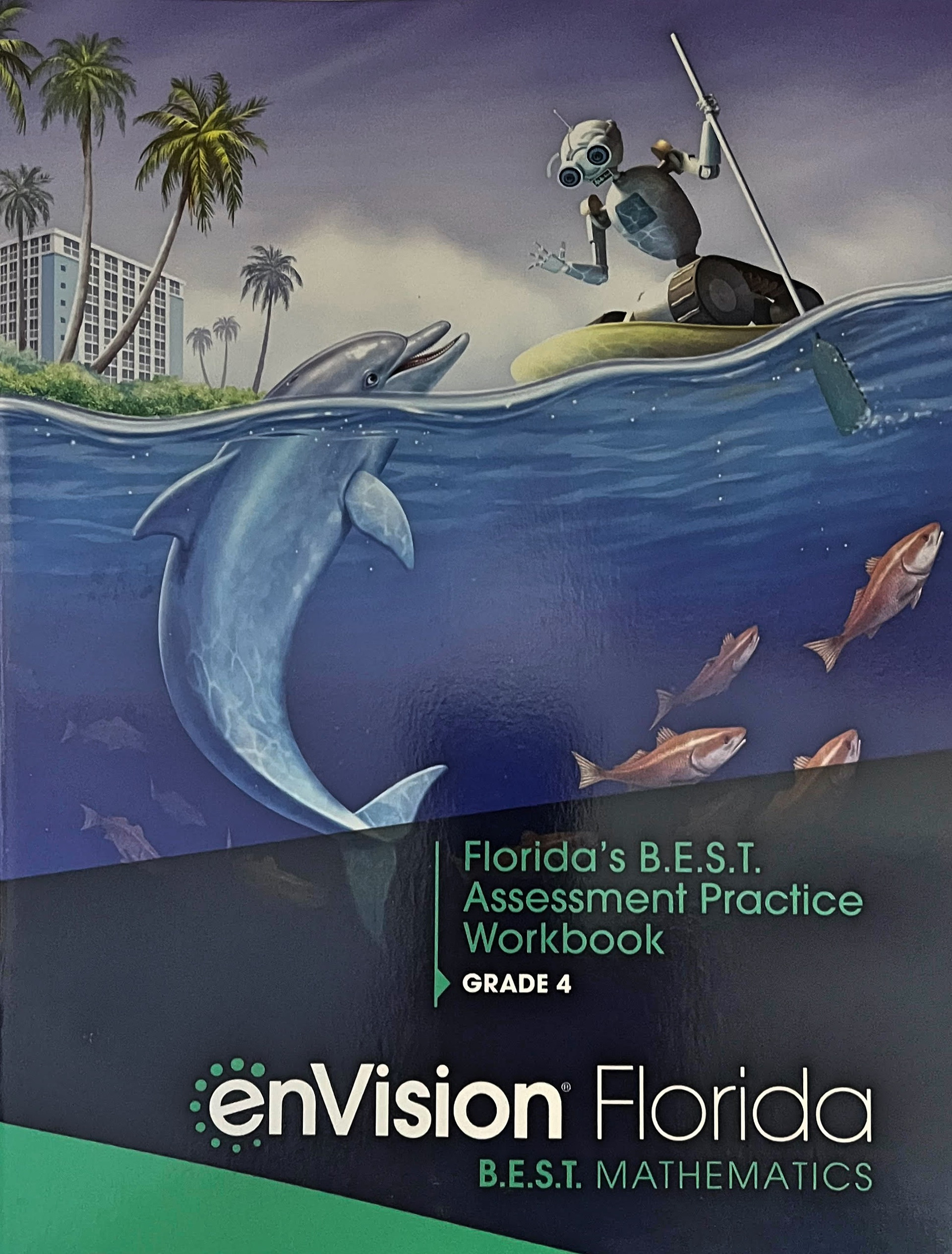 Grade 4 Envision Math Florida BEST Assessment Practice Workbook 2023