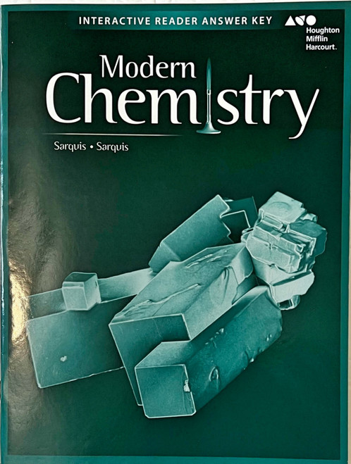 HMH Modern Chemistry Interactive Reader Answer Key hmh-modern-chemistry-interactive-reader-answer-key