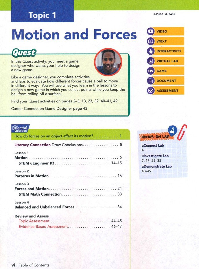 Grade 3 Elevate Science Student Edition 2019