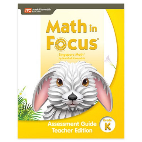 Math in Focus Assessment Guide Teacher Edition Grade K 2020