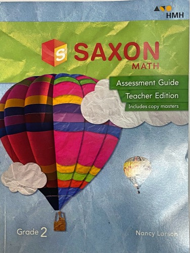 Saxon Math Grade 2 Assessment Guide Teacher Edition 2018