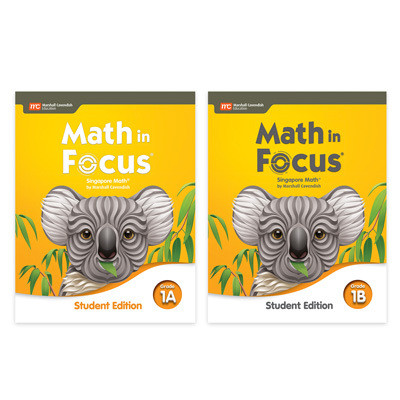 Math in Focus Student Edition Collection Grade 1 2020