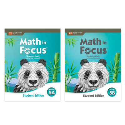 Math in Focus Student Edition Collection Grade 5 2020